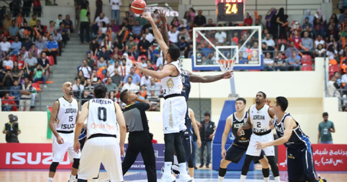 [FIBA WC] 점프볼로 시작된 FIBA 농구 월드컵 윈도우 4 한국과 요르단의 경기