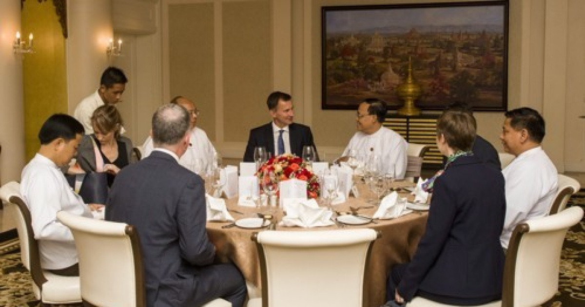 MYANMAR BRITAIN DIPLOMACY