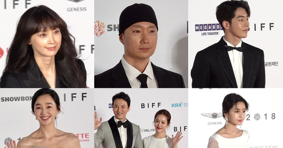 [23rd BIFF] "코드명 블랙 & 화이트"..이나영→박해일까지 레드카펫 수놓은