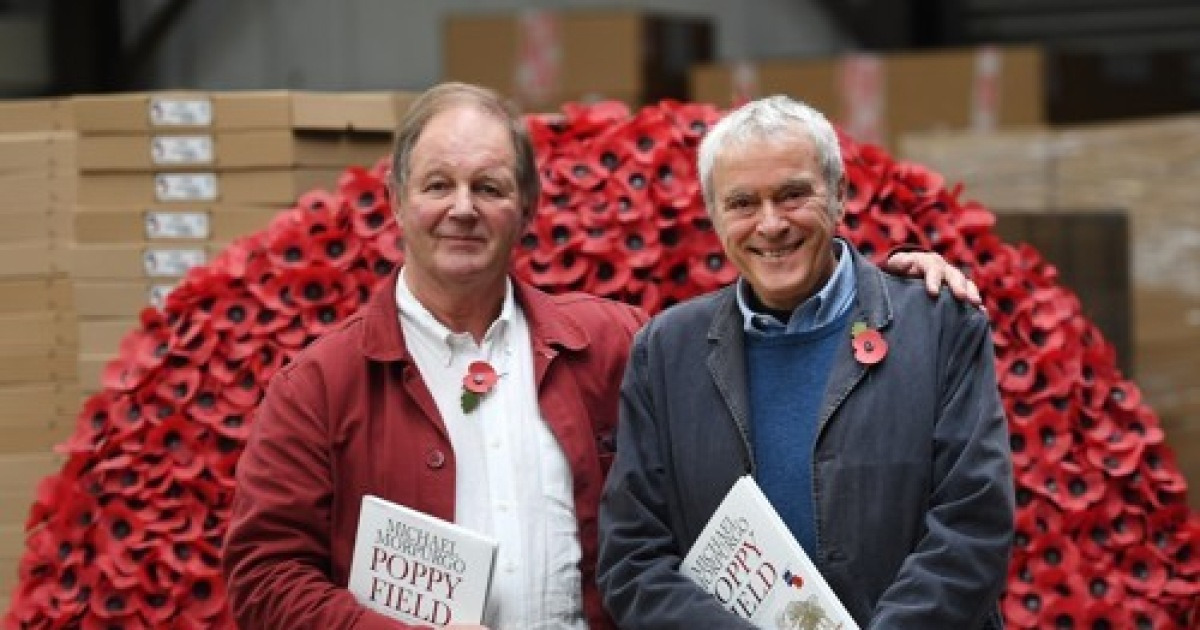 BRITAIN POPPY FACTORY MICHAEL MORPURGO ARMISTICE DAY