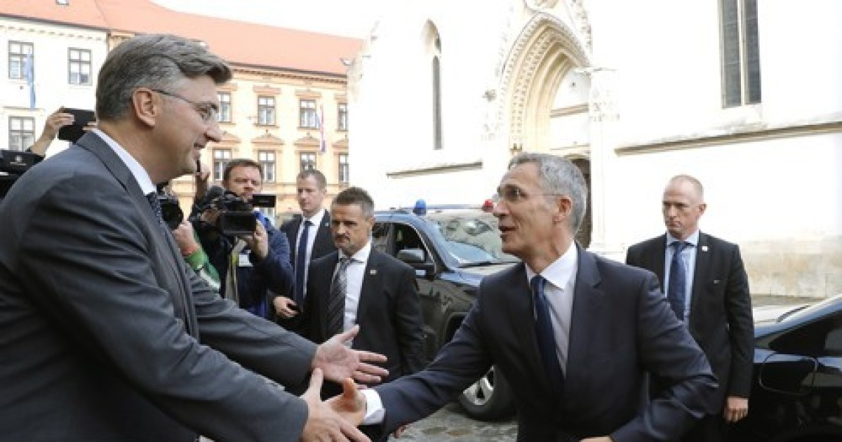CROATIA NATO STOLTENBERG DIPLOMACY