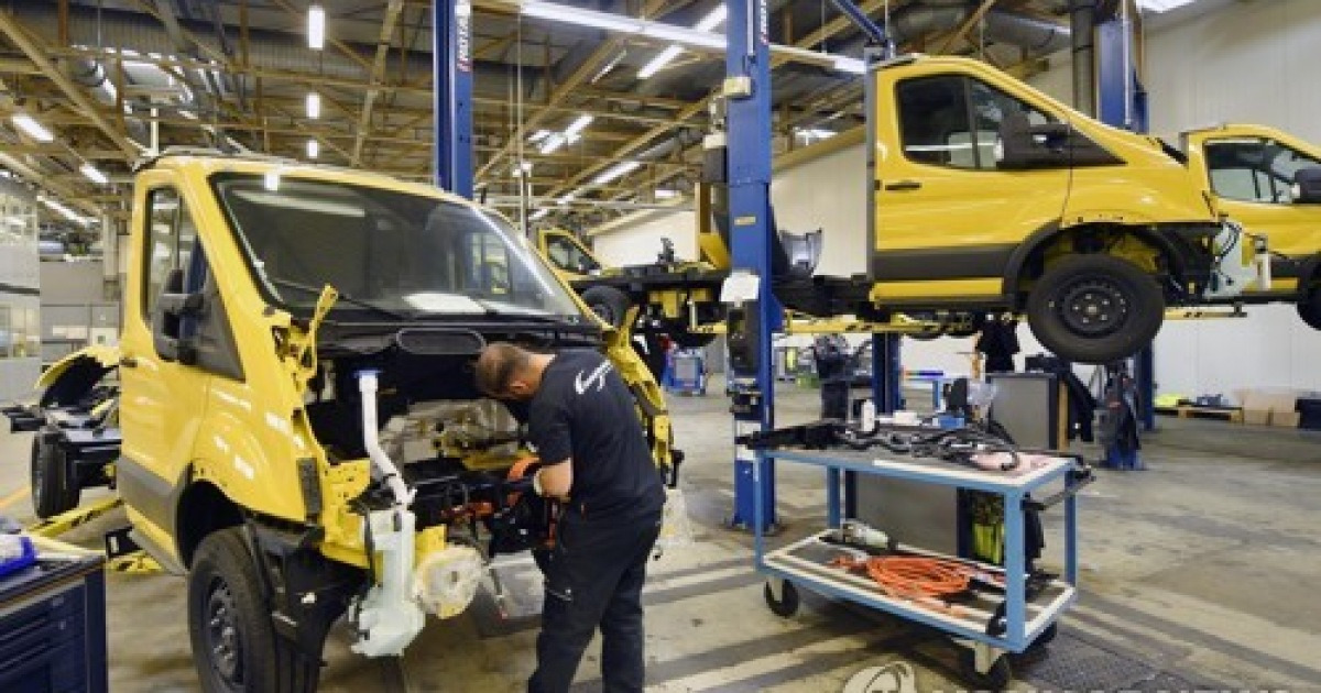 Germany Ford DHL Electric Van