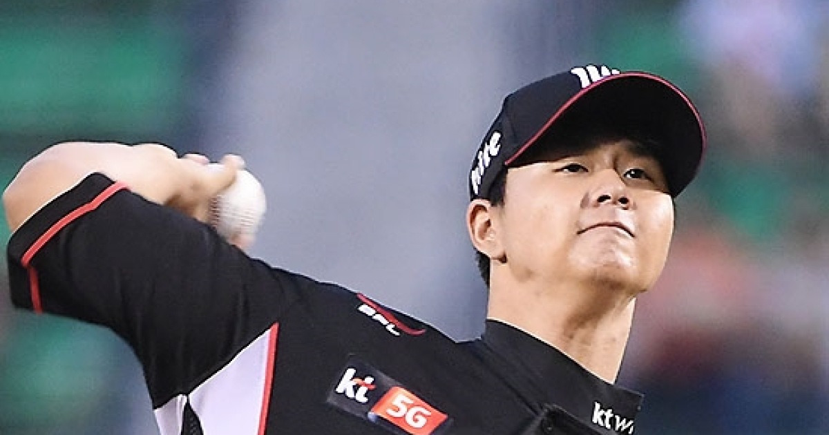 kt 신인 김민, 7이닝 7K 무실점 '인생투'..시즌 4승째