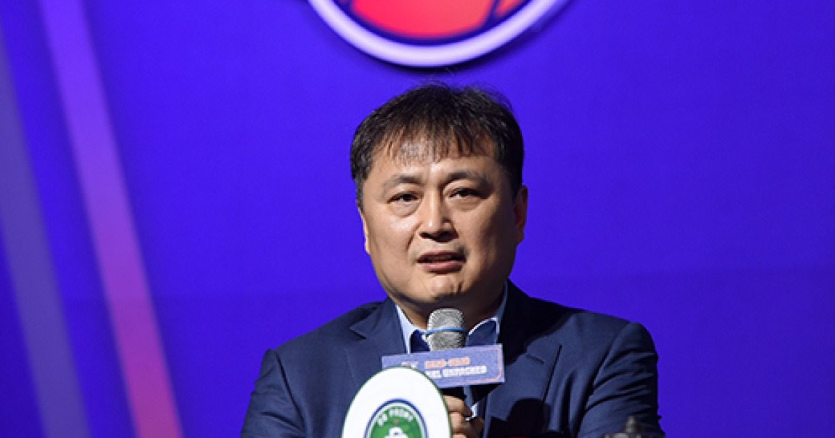 [MD포토] 이상범 감독 'SKT 5GX 프로농구 우승합시다'