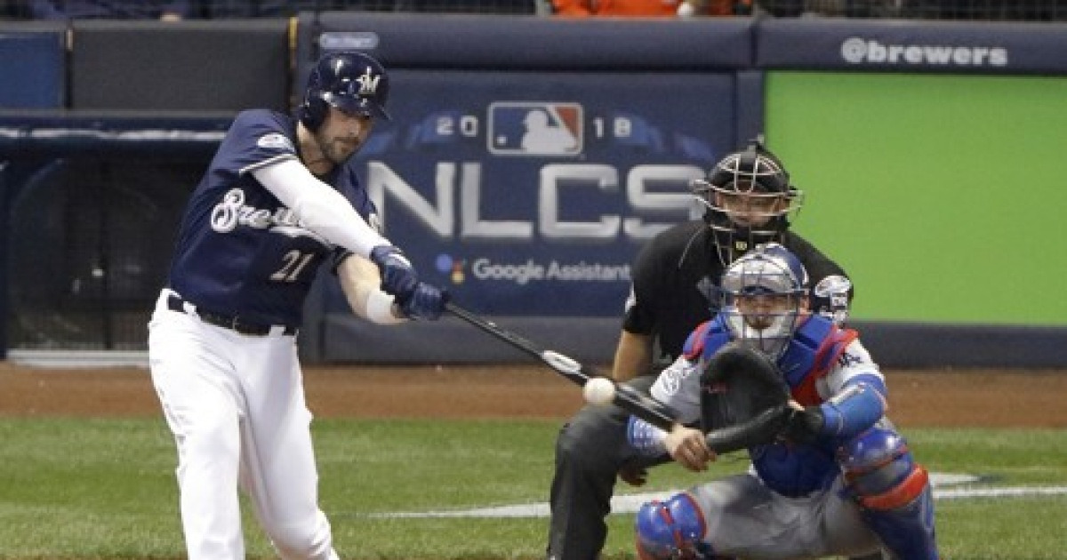 NLCS Dodgers Brewers Baseball