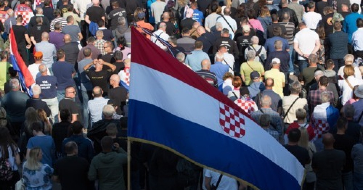 CROATIA WAR VETERANS PROTEST
