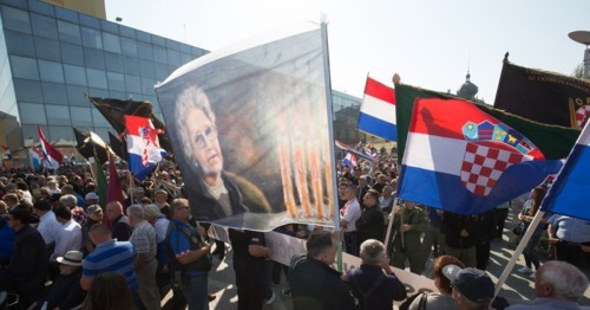 CROATIA WAR VETERANS PROTEST