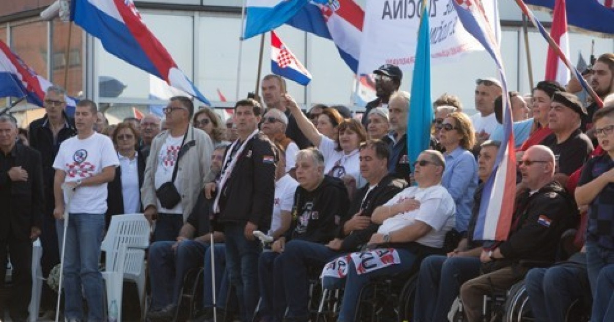 CROATIA WAR VETERANS PROTEST