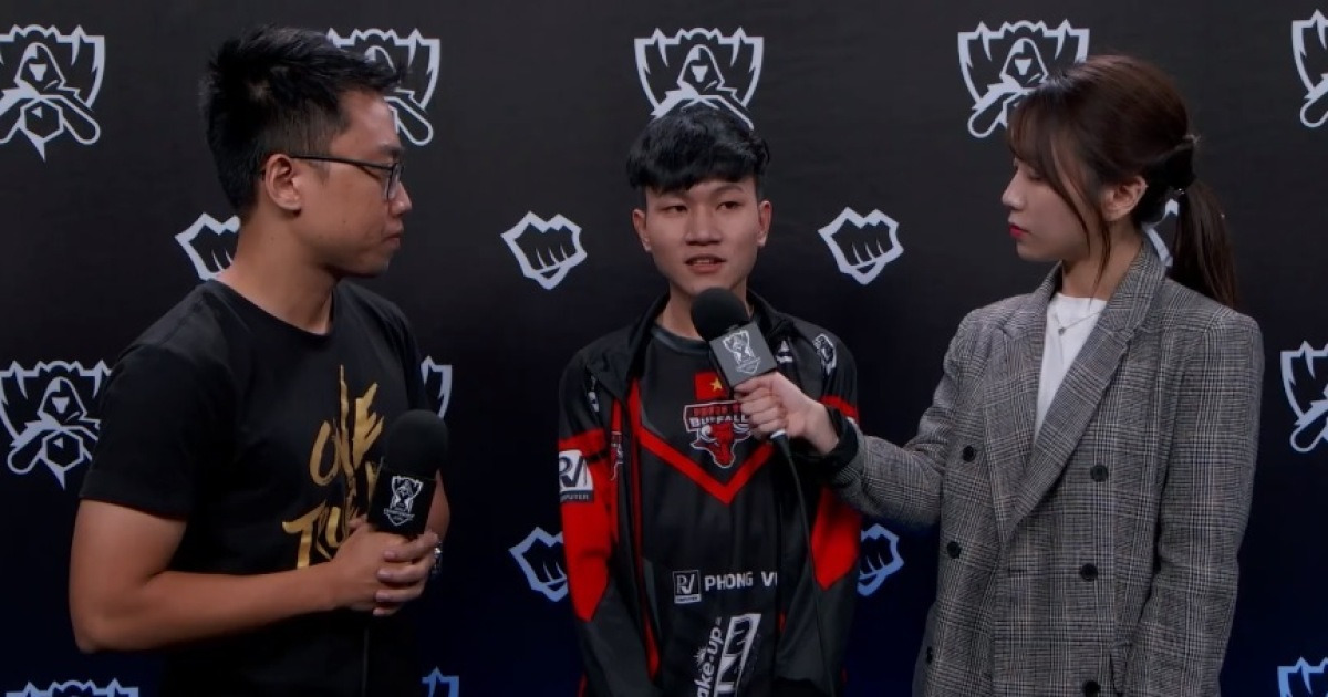 [롤드컵] 퐁 부 'XuHao' "FW-G2 꺾었기에 의미 있다"