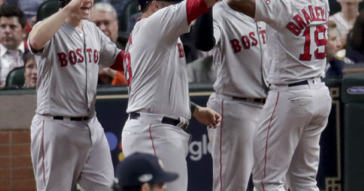 "브래들리 만루포" 보스턴, ALCS 2승1패