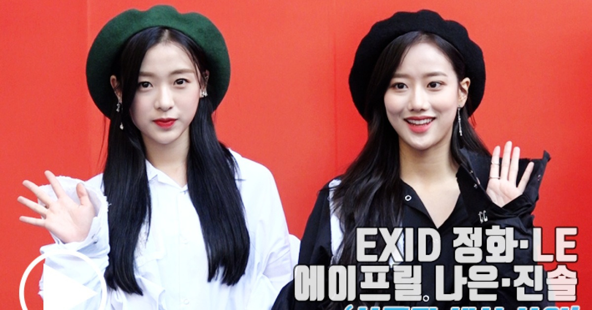 EXID 정화·LE-에이프릴 나은·진솔 '상큼과 섹시 사이' (2019 S/S 헤라 서울패션위크) [동영상]