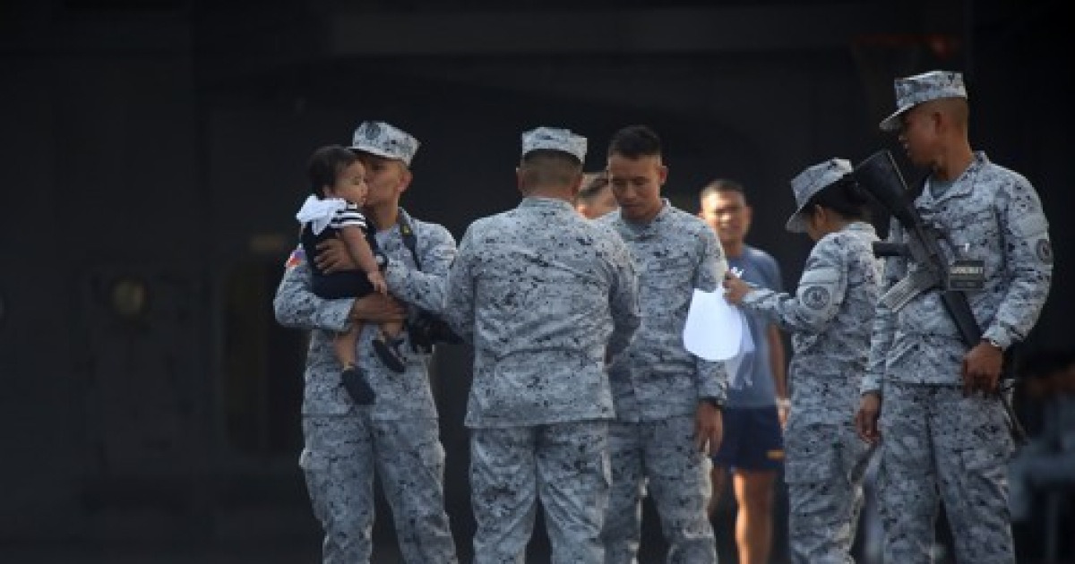 PHILIPPINES-CAVITE-ASEAN-CHINA MILITARY EXERCISE-NAVY-SEND OFF