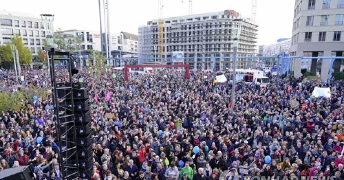 GERMANY PEGIDA ANNIVERSARY PROTEST