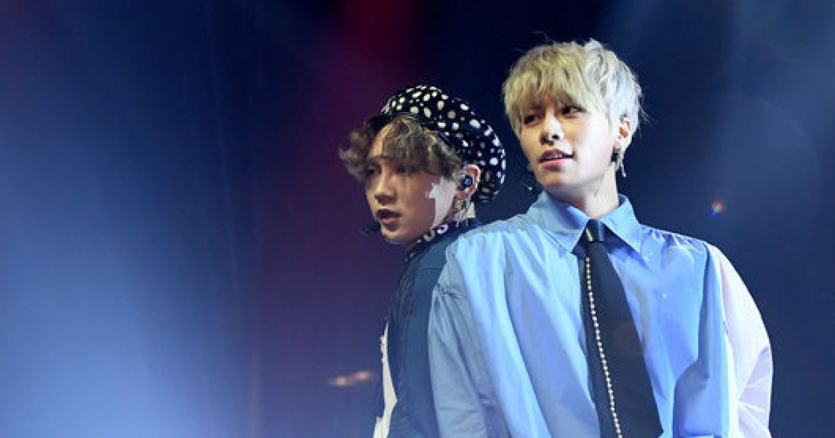 JBJ95 상균X켄타, '빛나는 데뷔 무대' [사진]