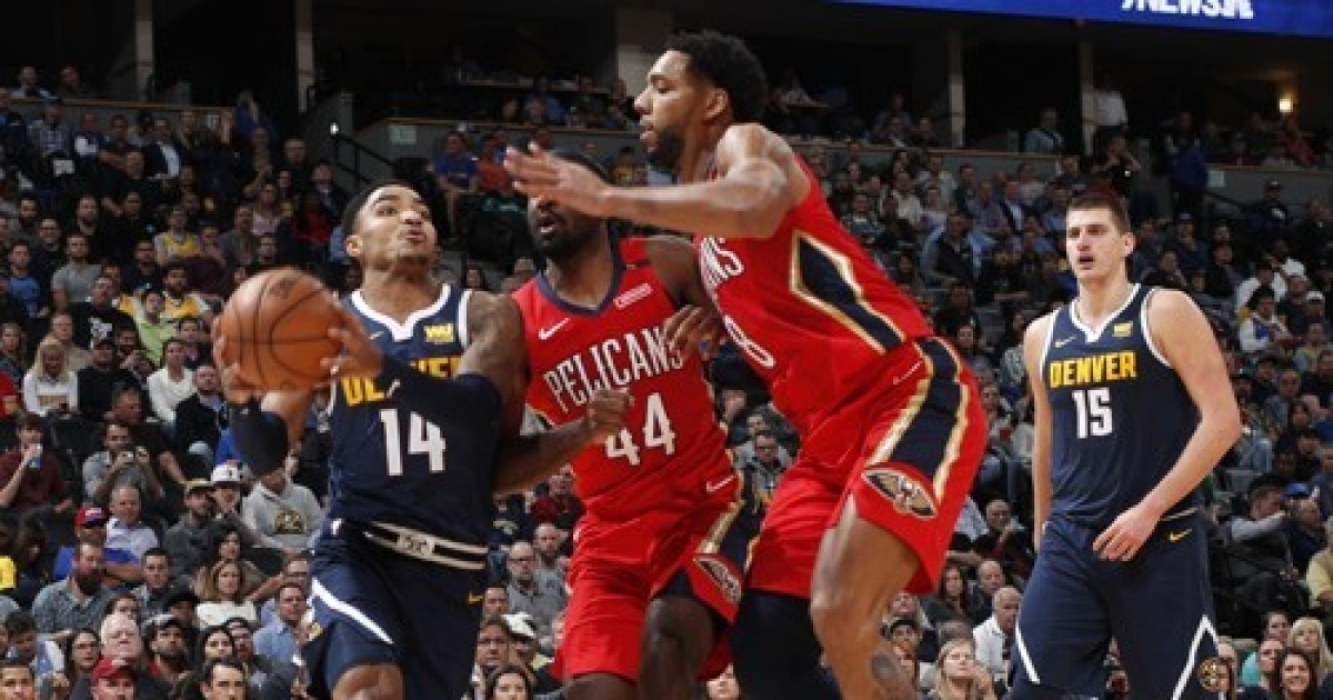Pelicans Nuggets Basketball