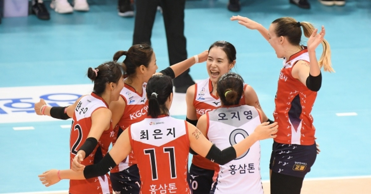 [S크립트] GS 4연승 저지한 KGC인삼공사의 서브+블로킹