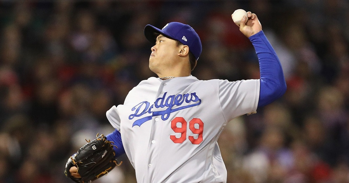 야후스포츠 "류현진, MLB FA 시장 18위"..선발투수 중 7번째