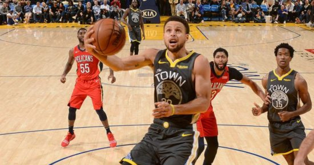 '질주 시작' GSW, 뉴올리언즈 잡고 6연승..커리 37점