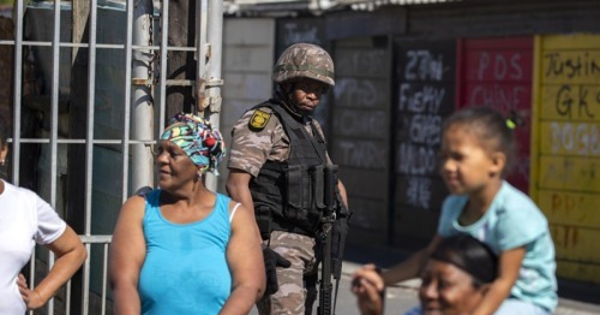 SOUTH AFRICA POLICE ANTI GANG UNIT