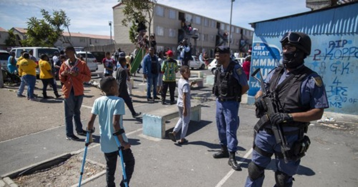 SOUTH AFRICA POLICE ANTI GANG UNIT