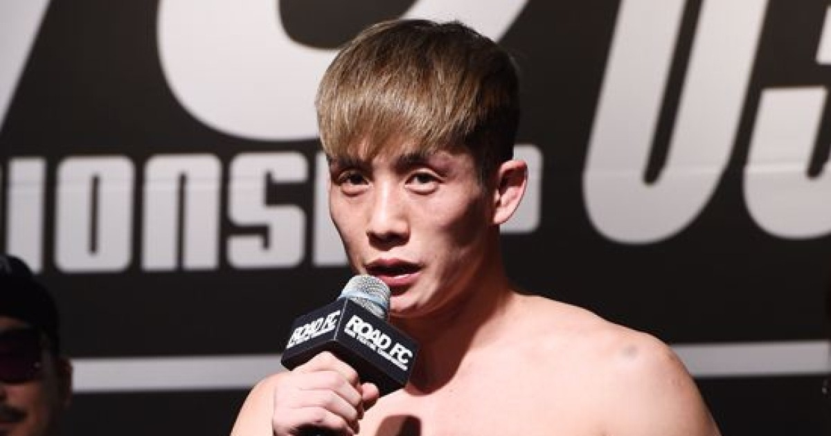 '태권 파이터' 홍영기, 로드FC 050서 고전 끝 판정승