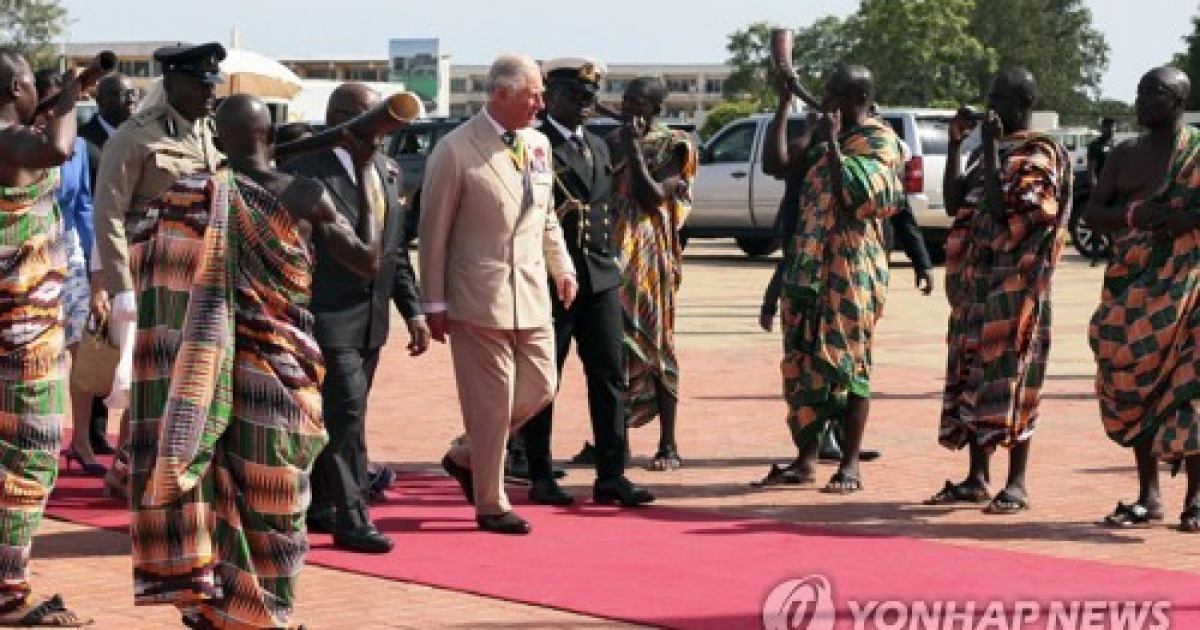 GHANA BRITAIN ROYALTY