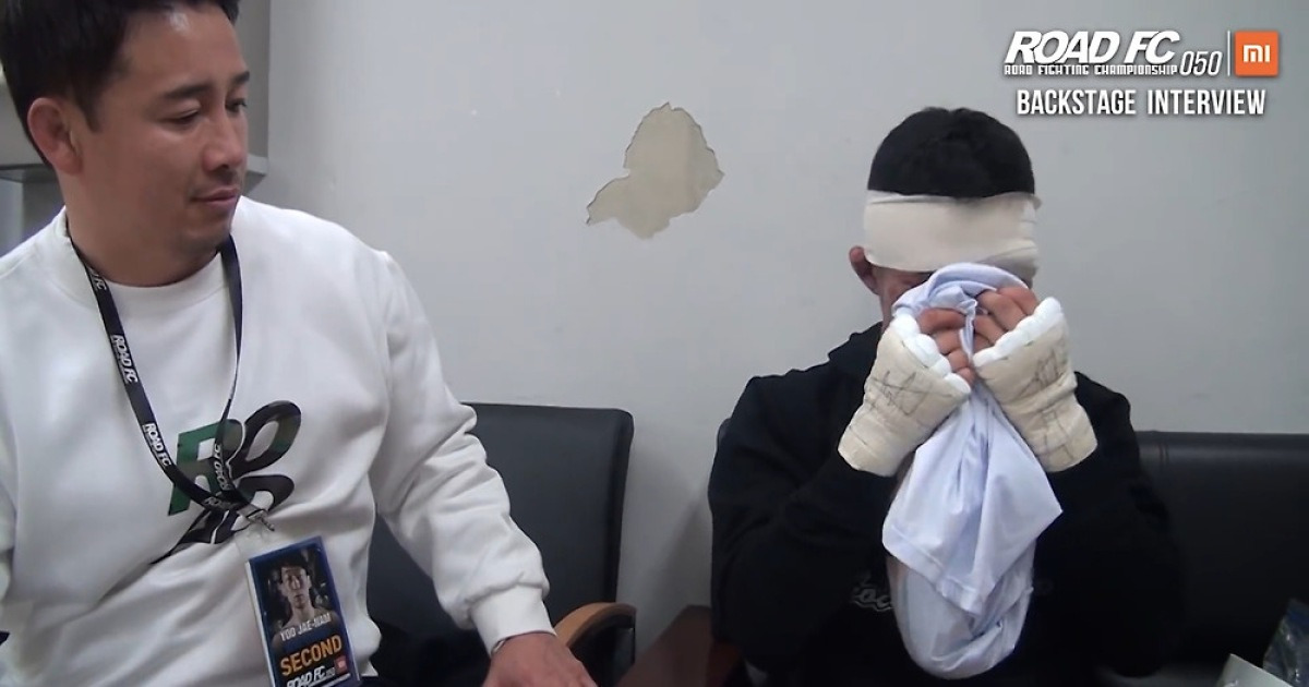 [ROAD FC 050 백스테이지] 정문홍 前대표와 만난 최무겸 "자꾸 눈물이 나네요"