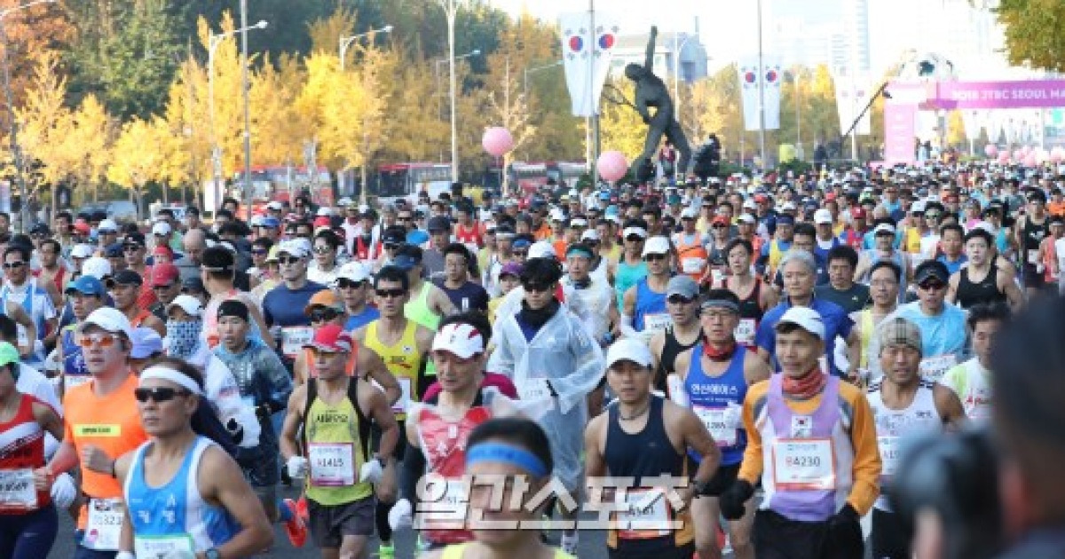 [포토]2018 JTBC 서울마라톤, 코스는 런웨이