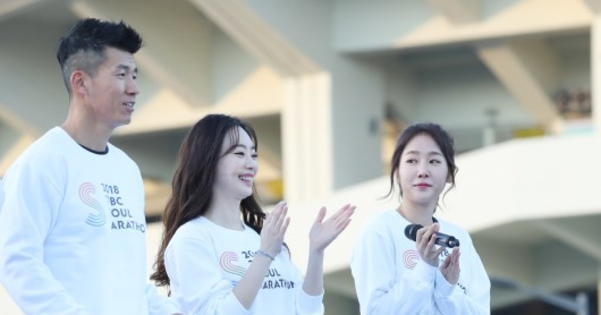 [포토]션, 저도 JTBC 서울마라톤 달려요