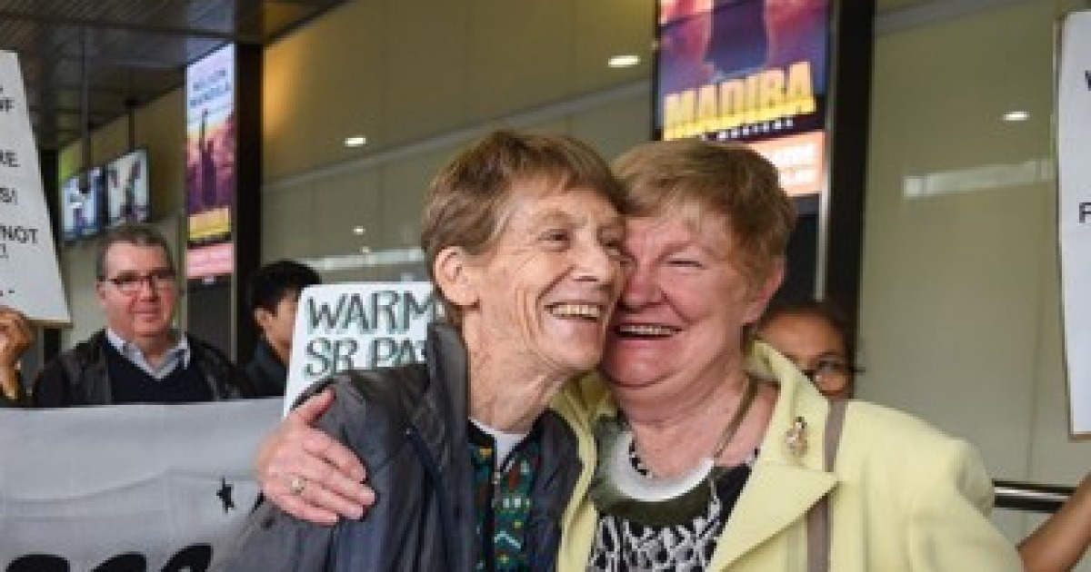 AUSTRALIA PEOPLE NUN SISTER PATRICIA FOX RETURN