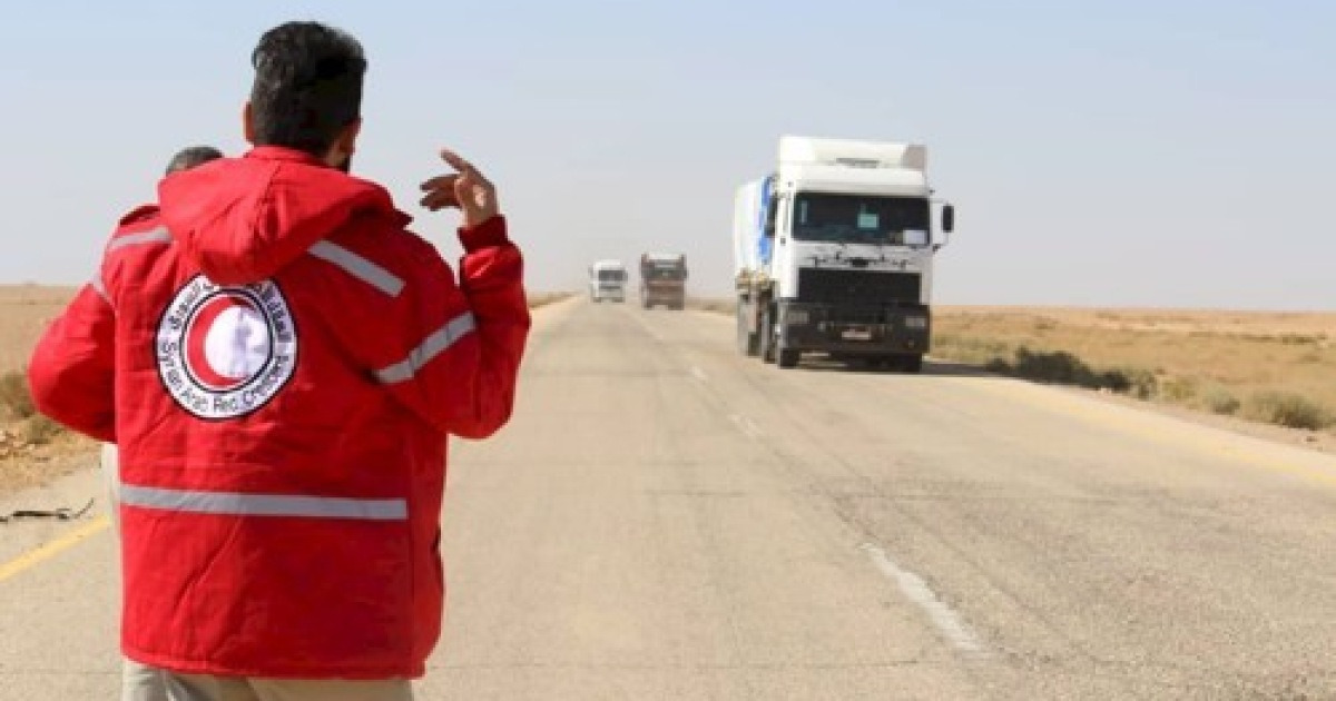 SYRIA CONFLICT UN SARC HUMANITARIAN ASSISTANCE RUKBAN