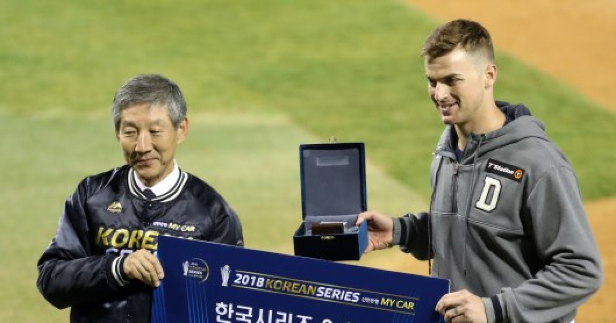 [포토]후랭코프,KS2차전 MVP