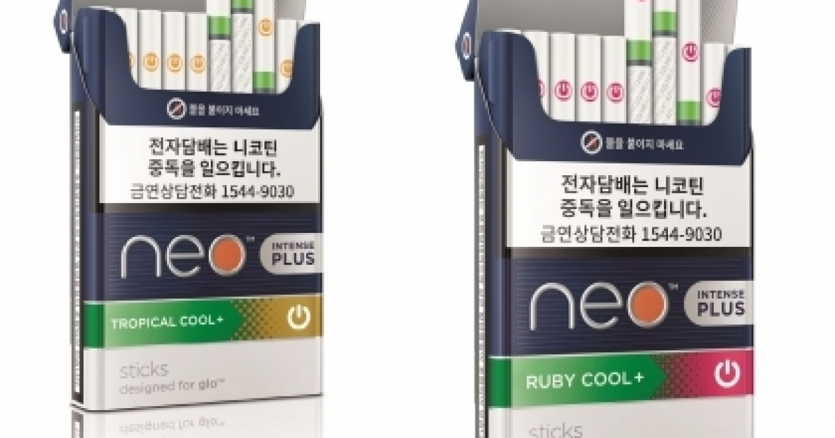 BAT코리아, 전자담배 '글로' 전용 스틱 '네오 트로피컬 쿨+' 출시