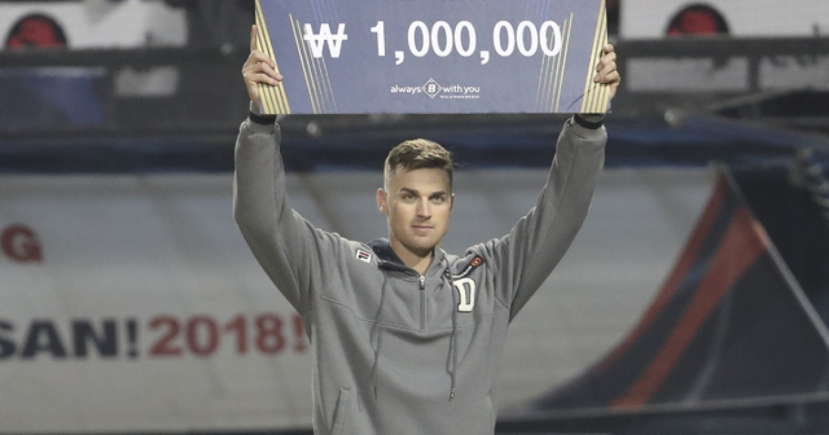 KS 2차전 MVP 두산 후랭코프