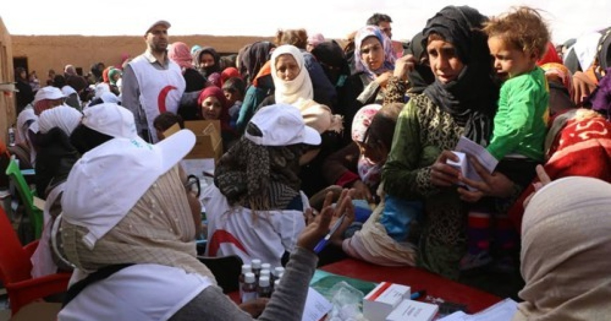 SYRIA CONFLICT UN SARC HUMANITARIAN ASSISTANCE RUKBAN