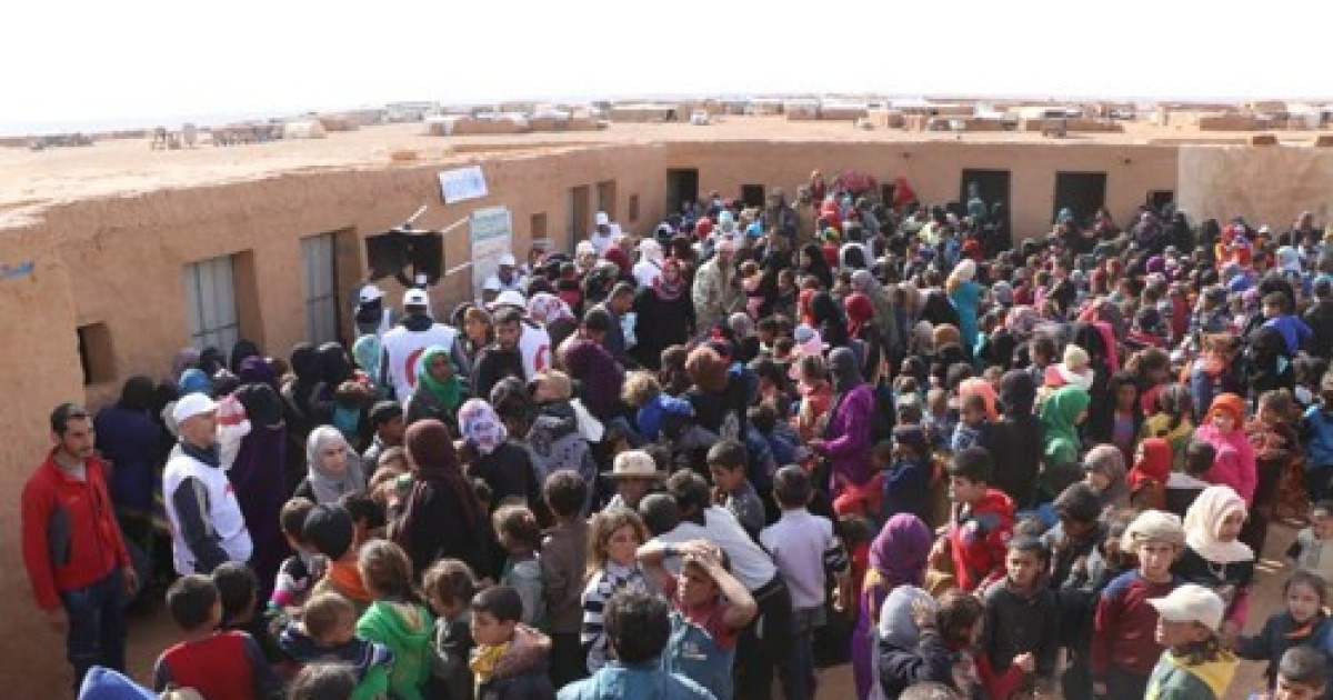 SYRIA CONFLICT UN SARC HUMANITARIAN ASSISTANCE RUKBAN