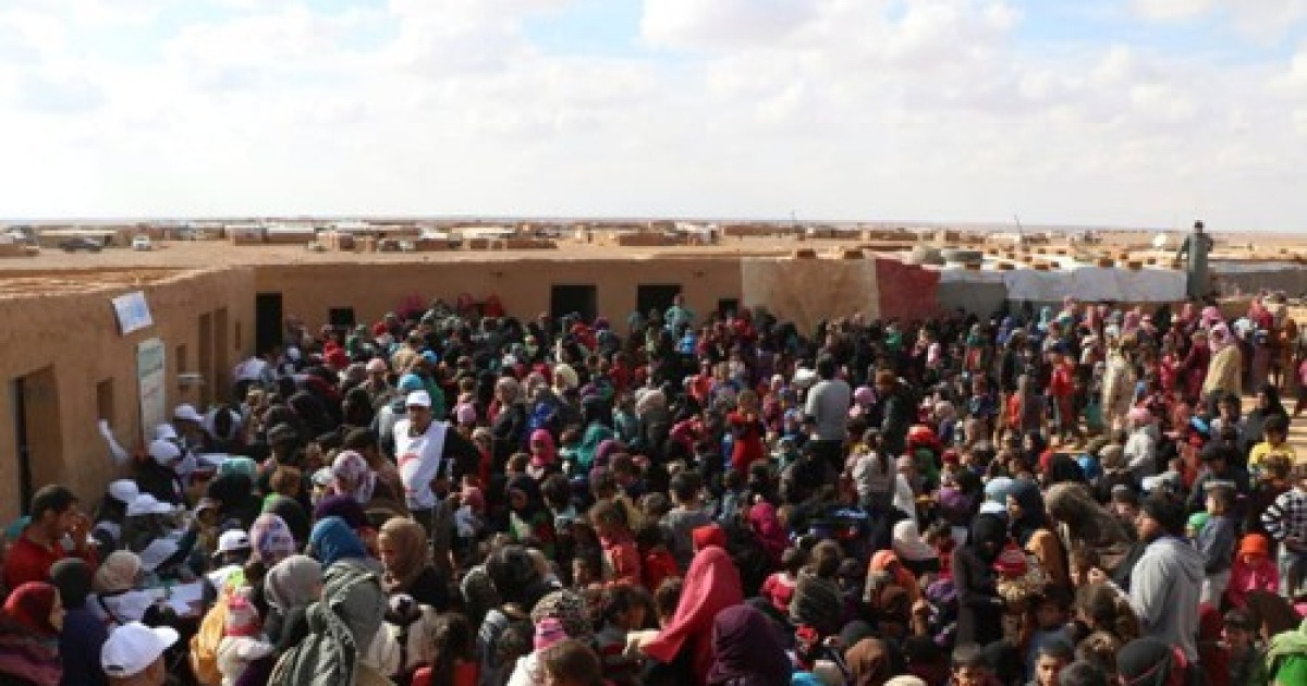 SYRIA CONFLICT UN SARC HUMANITARIAN ASSISTANCE RUKBAN