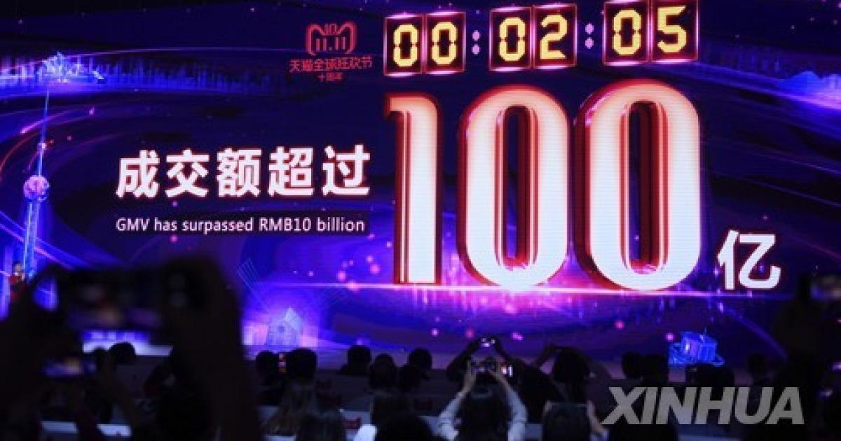 CHINA-SHANGHAI-SINGLES'DAY SALES-TMALL (CN)