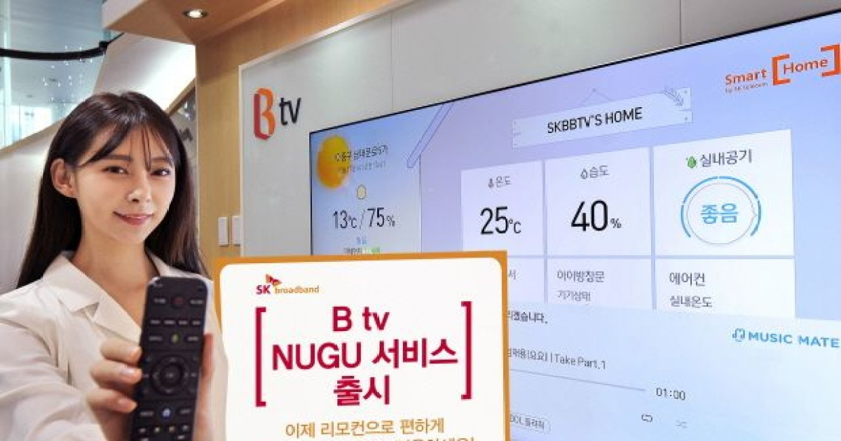 SKB "일반 셋톱에서도 누구 서비스 쓰세요"