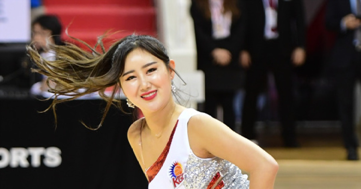 [JB포토} KGC인삼공사 치어리더 '신나게 음악 맞춰 봐