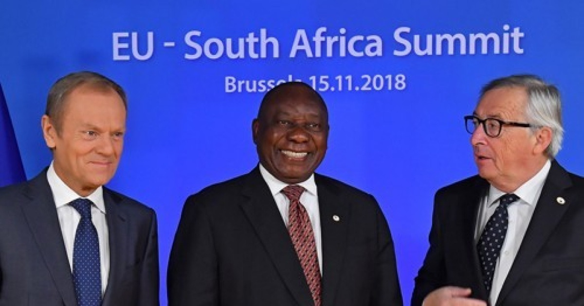 BELGIUM EU SOUTH AFRICA SUMMIT