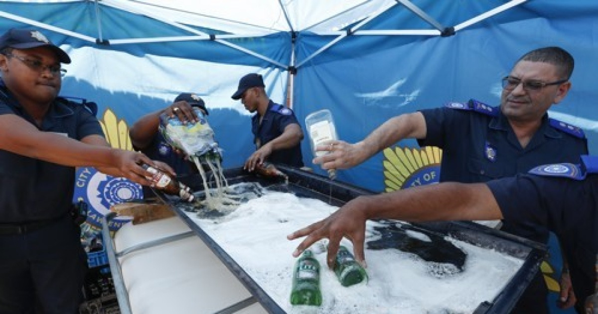 SOUTH AFRICA ALCOHOL DISPOSAL