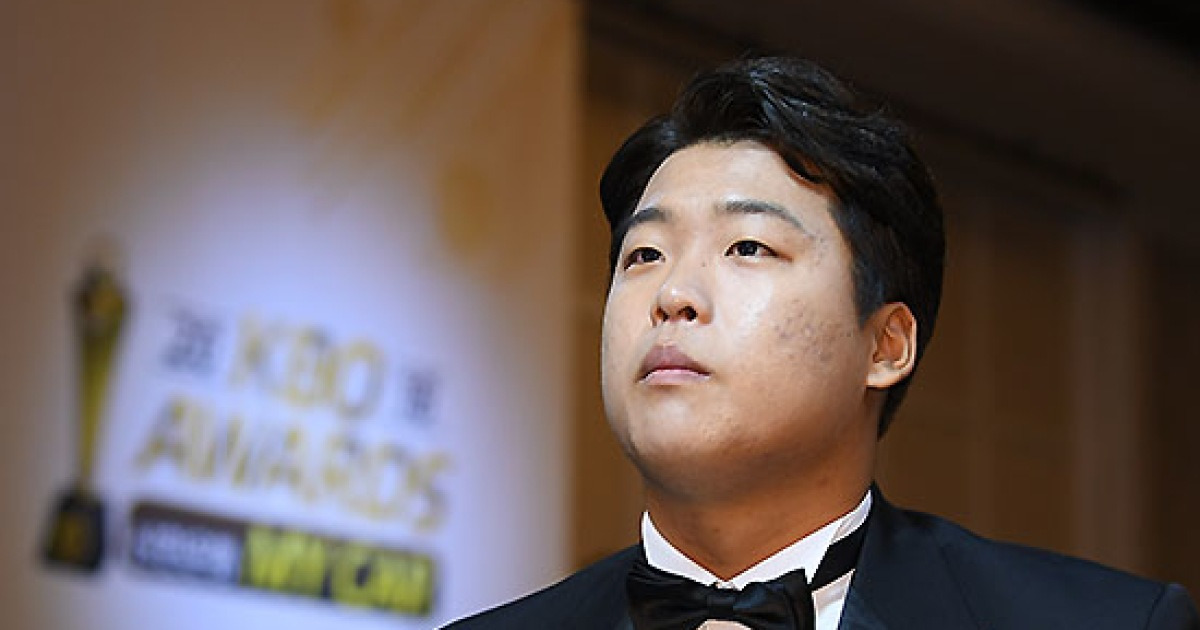 강백호 '2018 KBO 신인상 수상' [MK포토]