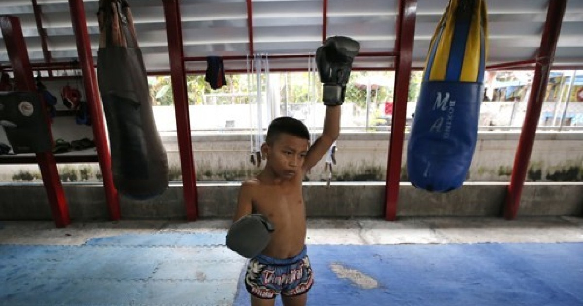 APTOPIX Thailand Child Boxing Photo Gallery