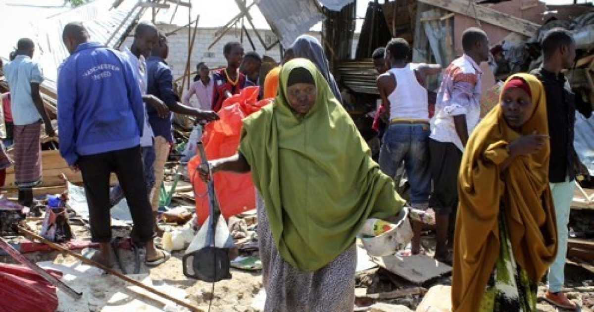 SOMALIA MARKET EXPLOSION