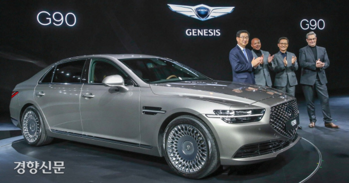 제네시스 플래그십 모델 'G90' 11일 동안 6700여대 계약