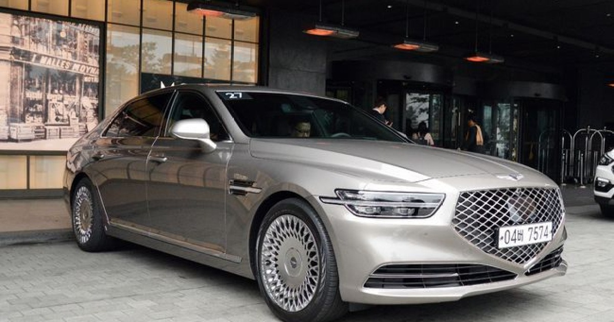 제네시스 G90 출시, 햇빛 아래서 보면 이런 느낌 [사진]