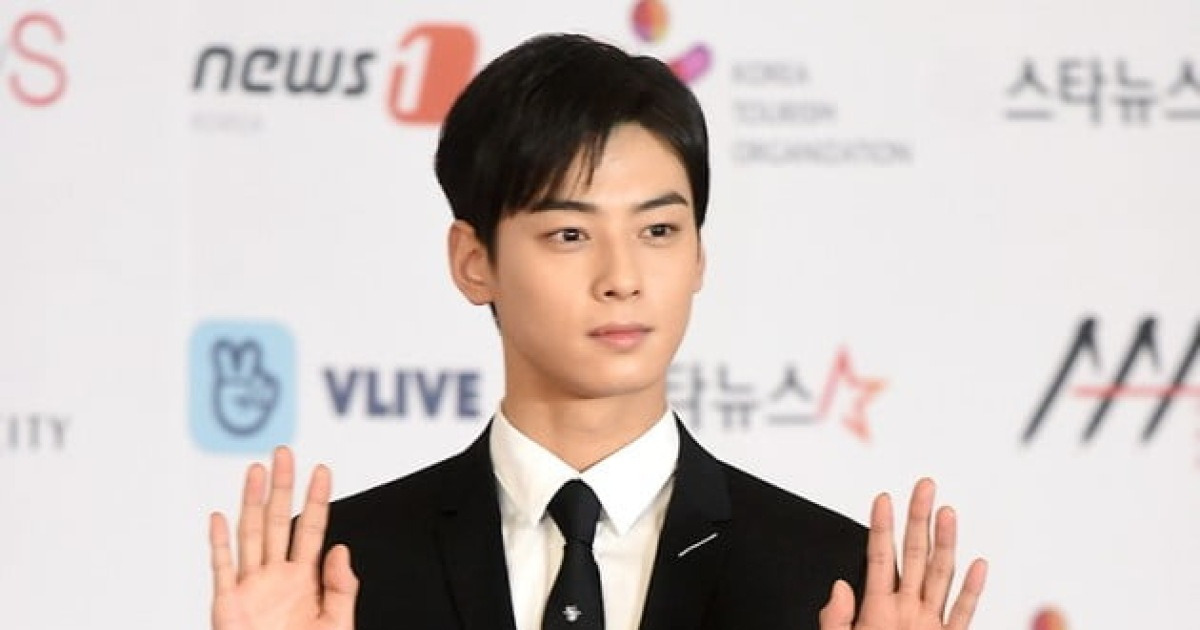 [포토] 차은우, '부드러운 손인사~' (2018 AAA)