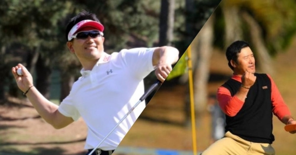 [민학수의 All That Golf]'베테랑' 양용은-최호성, JGTO 최종전 첫날 '쌍끌이' 활약