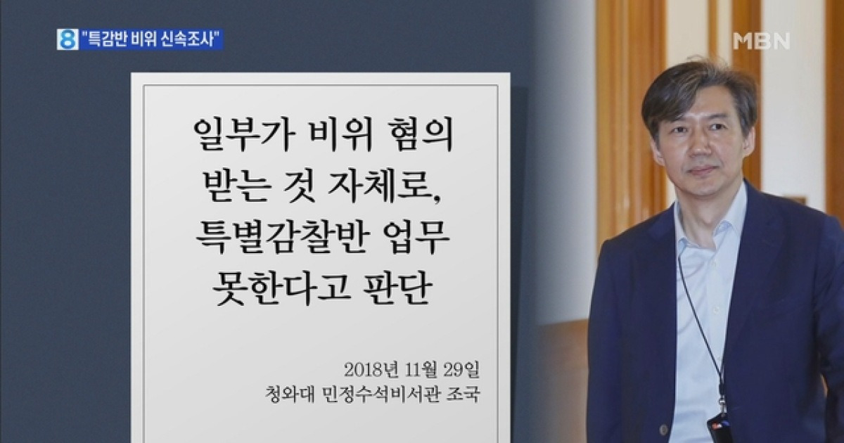 조국 특감반원 비위 신속조사 대검 감찰 착수